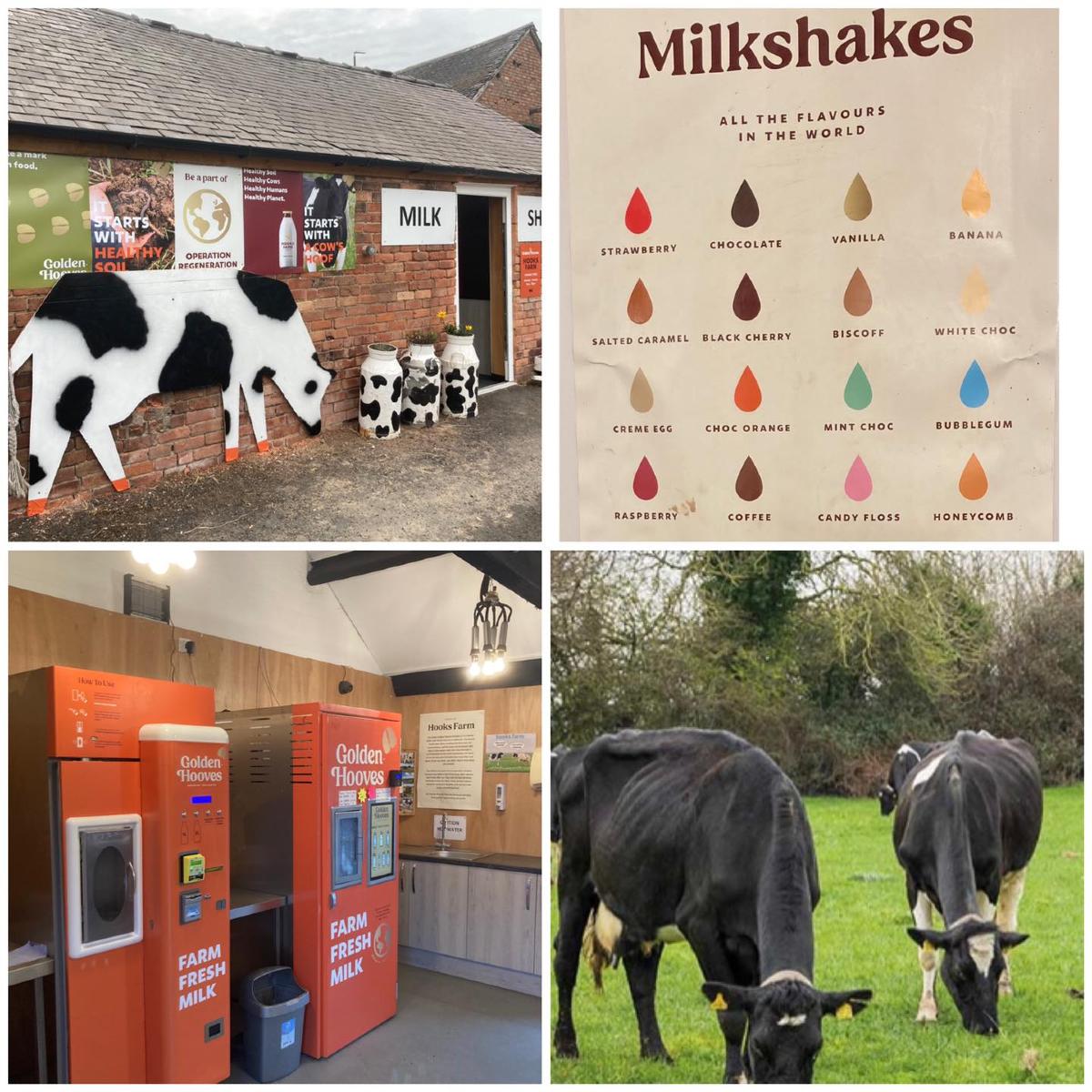 Milk Vending Machine at Milk Shed Hooks Farm Dairy